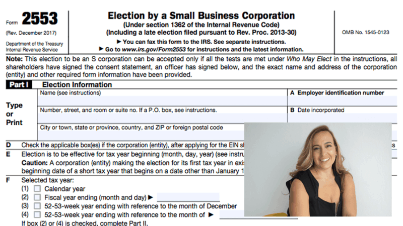 Form 2553 Archives - Bette Hochberger, CPA, CGMA