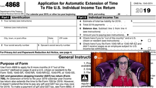 Form 4868 Individual Tax Extensions Archives - Bette Hochberger, CPA, CGMA